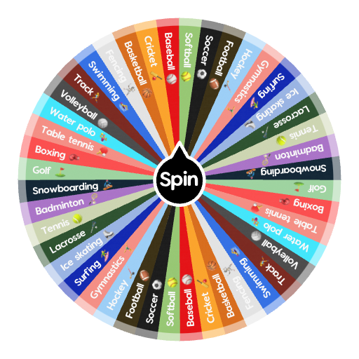 Sports (popular) | Spin the Wheel - Random Picker