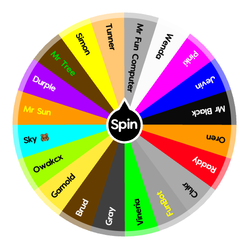 Sprunki (Slot 1/Classic) | Spin the Wheel - Random Picker