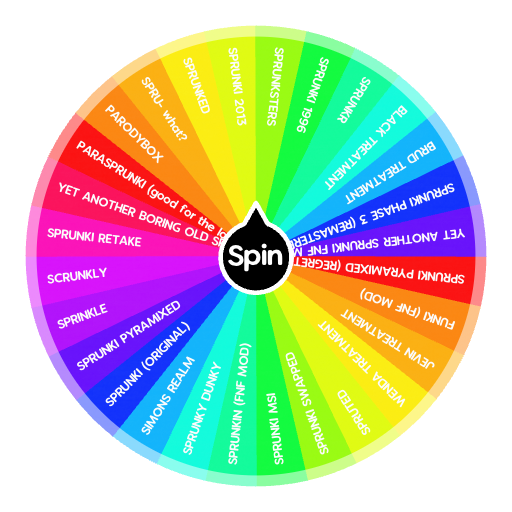 SPRUNKI MODS (actual good ones) | Spin the Wheel - Random Picker