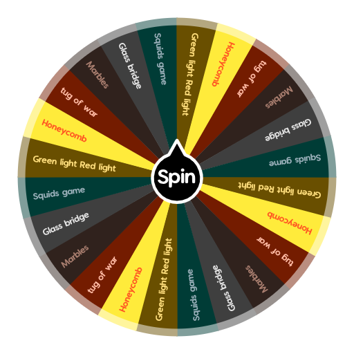 Squid game 6 game list | Spin the Wheel - Random Picker