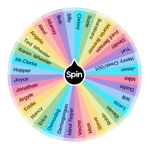ST characters | Spin The Wheel App