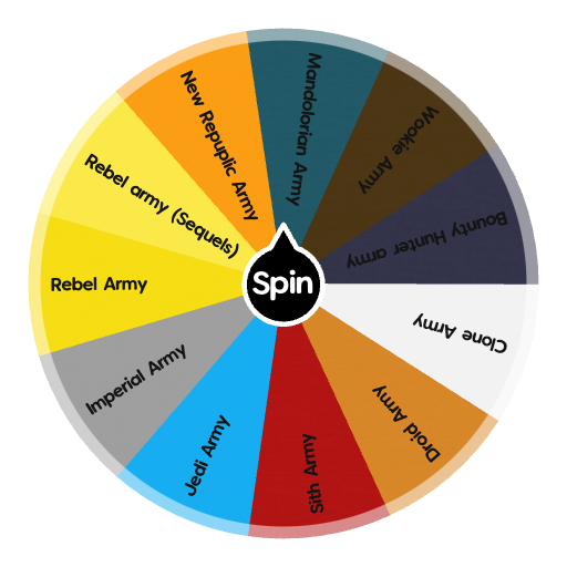 Star wars army battle | Spin The Wheel - Random Picker