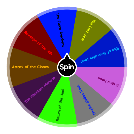 Star Wars (Skywalker Saga) | Spin The Wheel - Random Picker