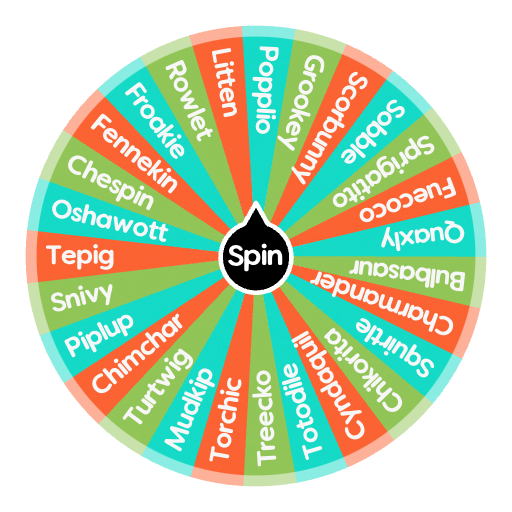 Starter pokemon | Spin the Wheel - Random Picker
