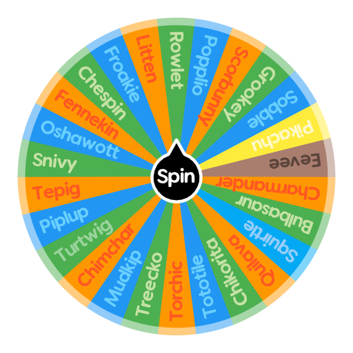 Starter Pokémon Gen 1-8 | Spin the Wheel - Random Picker