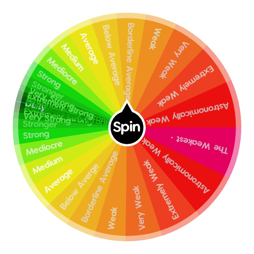 Strength RNG | Spin The Wheel - Random Picker