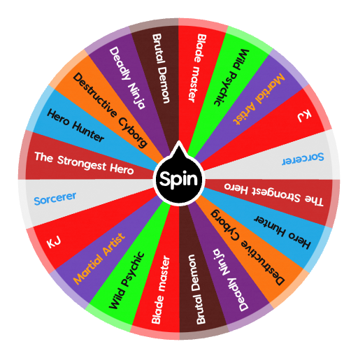 STRONGEST BATTLEGROUNDS CHARACTERS | Spin the Wheel - Random Picker