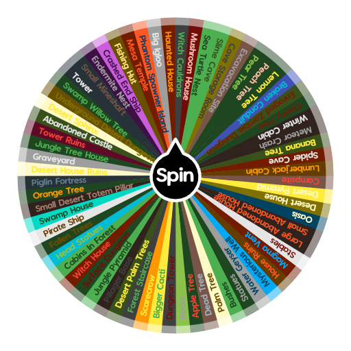 Structures In Minecraft From An Addon | Spin the Wheel - Random Picker