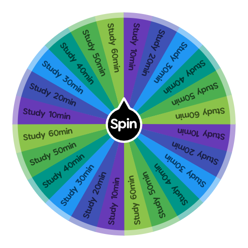 Study Wheel | Spin the Wheel - Random Picker