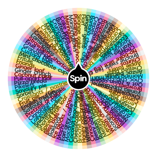 🍩🥨Stuff to bake🥐🧁 | Spin the Wheel - Random Picker