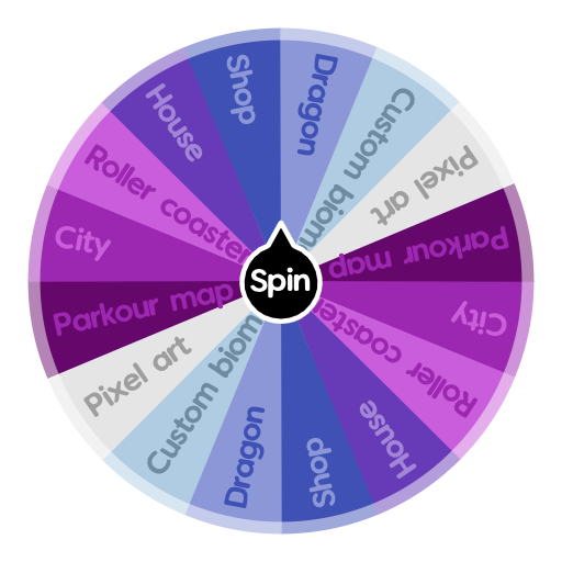 Stuff to build in Minecraft | Spin the Wheel - Random Picker