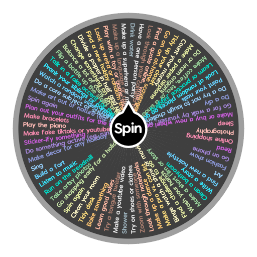 Stuff to do | Spin The Wheel - Random Picker