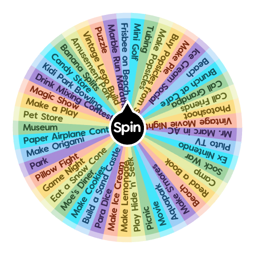 Summer Activities Spin The Wheel Random Picker