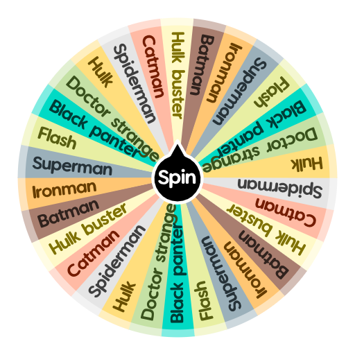 Super Heroes | Spin The Wheel App