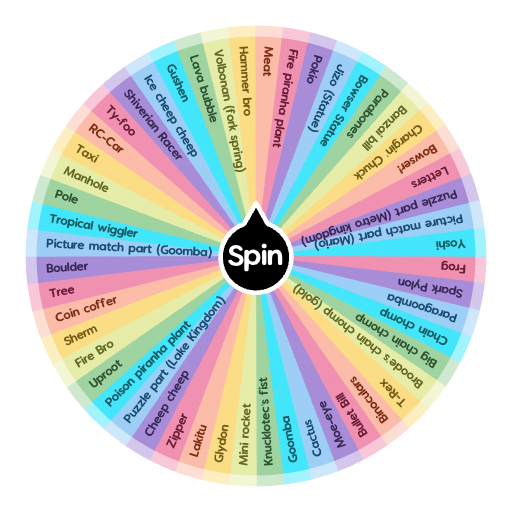 Super Mario Odyssey Captures | Spin the Wheel - Random Picker