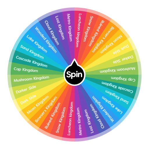 Super Mario Odyssey Kingdoms Wheel | Spin the Wheel - Random Picker