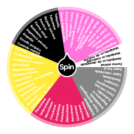 Super poderes | Spin The Wheel App