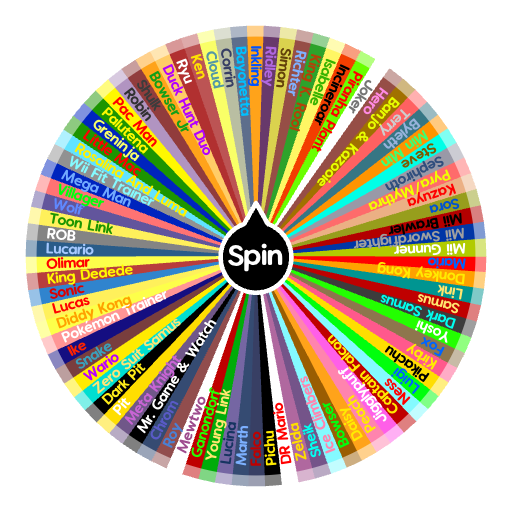 Super Smash Bros Ultimate Characters | Spin The Wheel - Random Picker