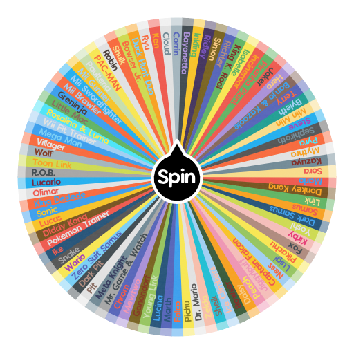 Super Smash Bros. Ultimate Roster | Spin the Wheel - Random Picker