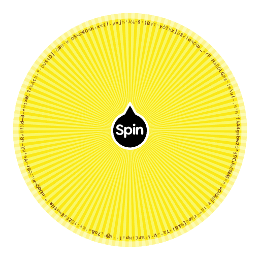 Symbols (🔠🔡🔢🔣) | Spin the Wheel - Random Picker