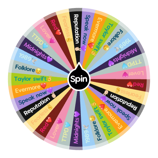 Taylor swift | Spin the Wheel - Random Picker Taylor swift | Spin the Wheel - Random Picker