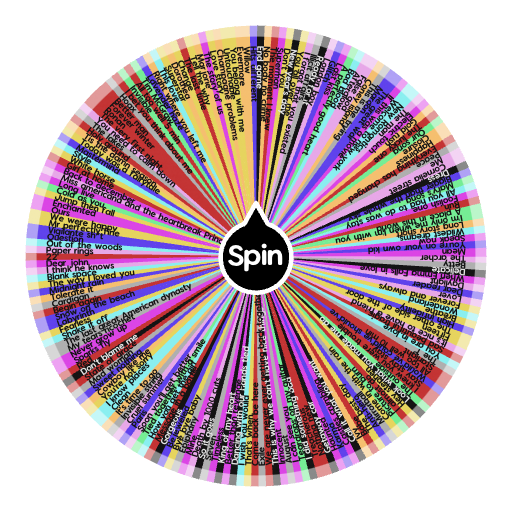 Taylor Swift album tracks | Spin the Wheel - Random Picker