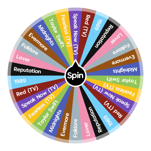 Taylor Swift Albums | Spin the Wheel - Random Picker