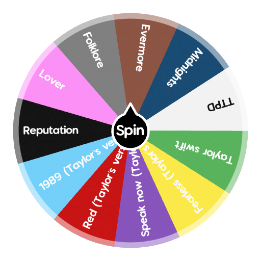 Taylor swift albums | Spin the Wheel - Random Picker