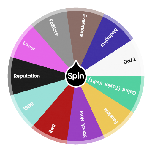 Taylor Swift's Eras/Albums | Spin the Wheel - Random Picker