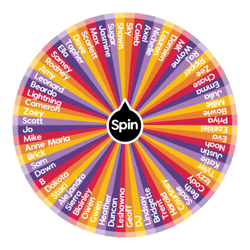 TD Characters | Spin the Wheel - Random Picker