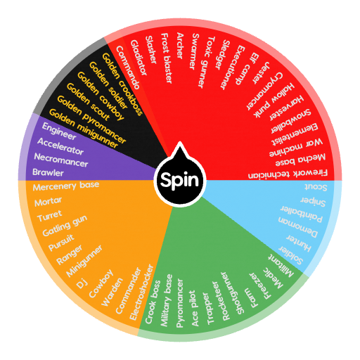 Tds towers (All) | Spin the Wheel - Random Picker