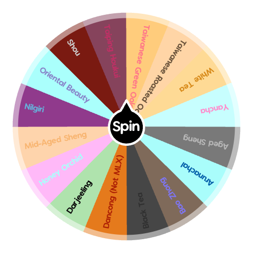 Tea Chooser | Spin The Wheel - Random Picker