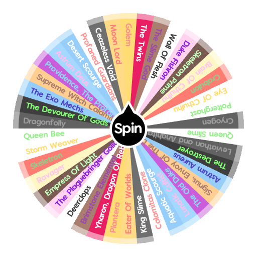 Terraria + Calamity Bosses | Spin The Wheel - Random Picker