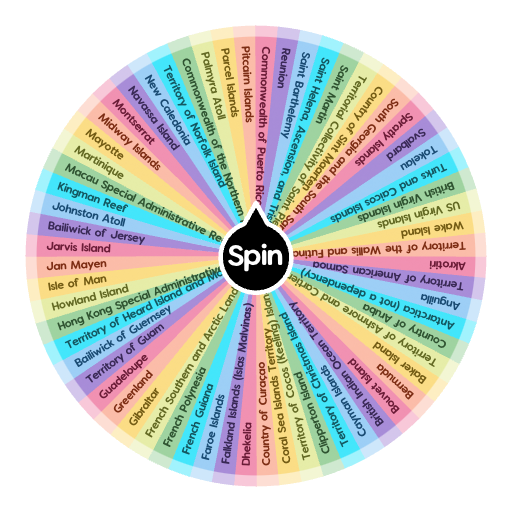 Territory/Dependency wheel | Spin the Wheel - Random Picker Territory/Dependency wheel | Spin the Wheel - Random Picker