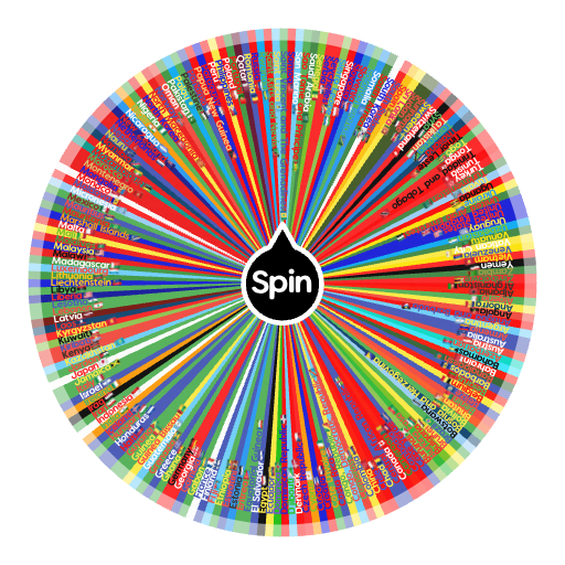 The 195 countries (193 UN members, 2 Observer states) | Spin The Wheel ...