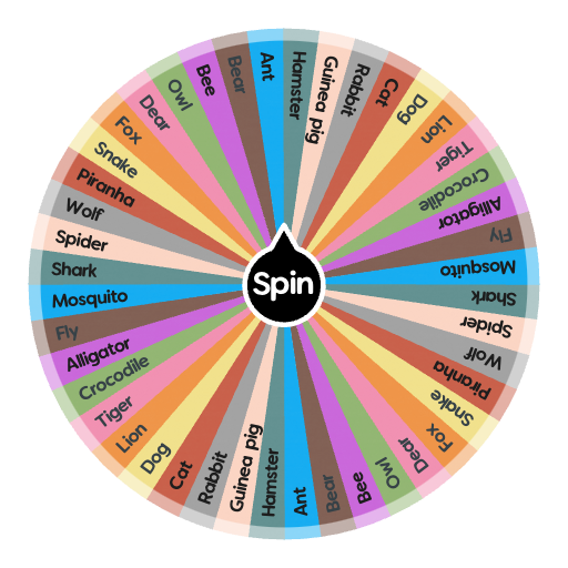 The animal wheel | Spin the Wheel - Random Picker