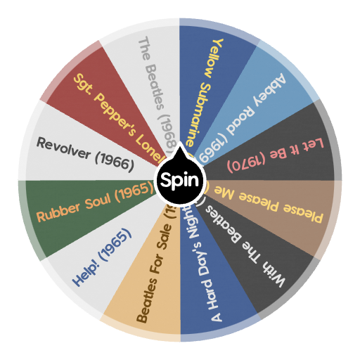 The Beatles UK Studio Albums | Spin the Wheel - Random Picker