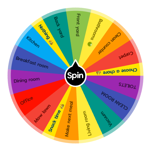 The Chore Wheel | Spin the Wheel - Random Picker