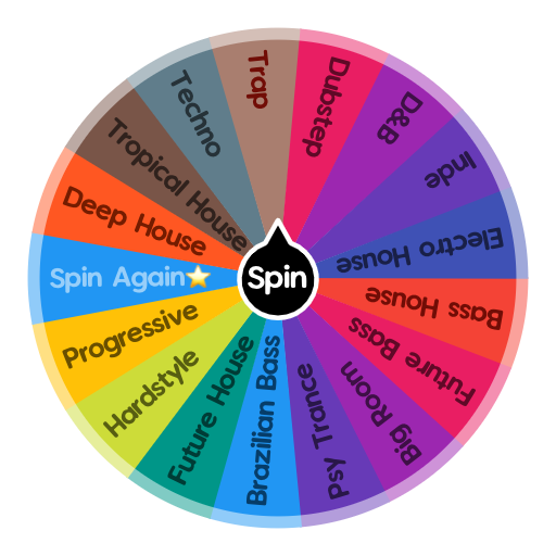 The EDM Wheel | Spin The Wheel App
