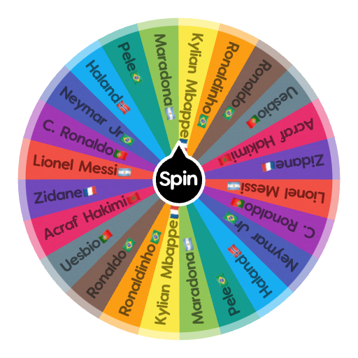 The Famous Player Football | Spin The Wheel App
