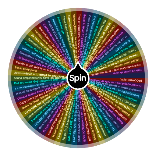 THE JJK WHEEL | Spin the Wheel - Random Picker