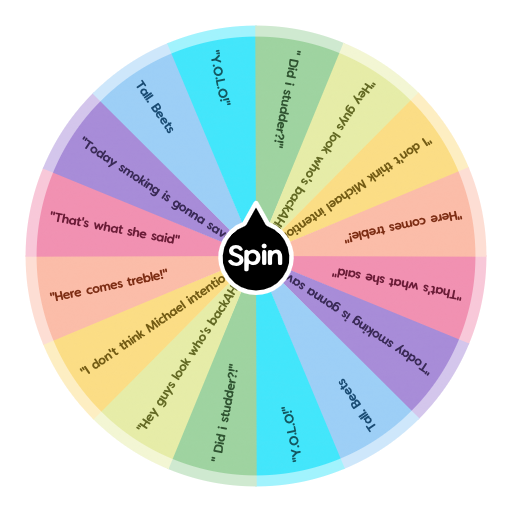 The Office Quotes | Spin the Wheel - Random Picker