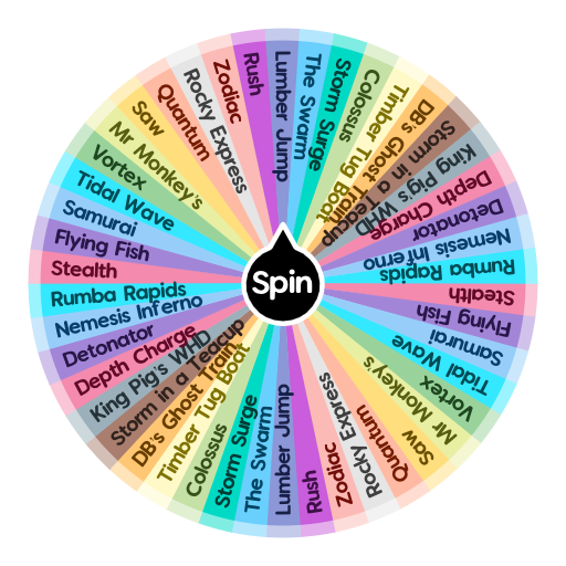 The Ultimate Thorpe Park ride spinner | Spin The Wheel - Random Picker