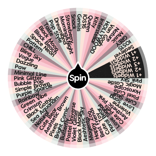Themepack Packs Challenge (Aeshtetic) | Spin the Wheel - Random Picker