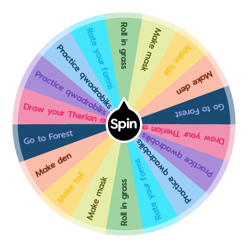 Therian ideas to do when bored | Spin the Wheel - Random Picker