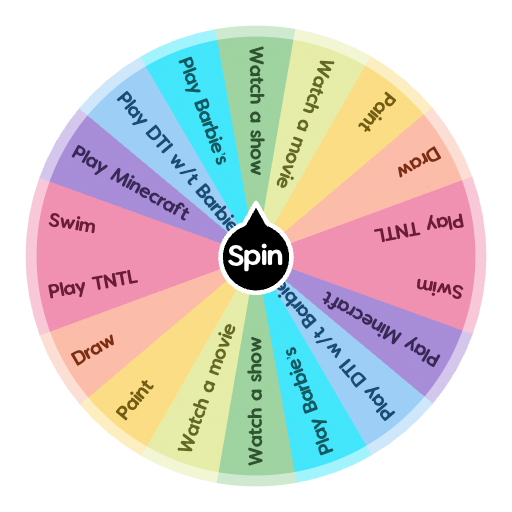 THINGS 2 DO AT A PLAY DATE | Spin the Wheel - Random Picker