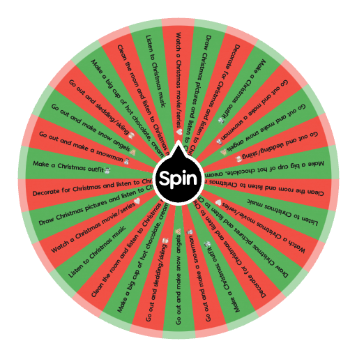 Things to do (Christmas edition🩵🎅🏼) | Spin the Wheel - Random Picker