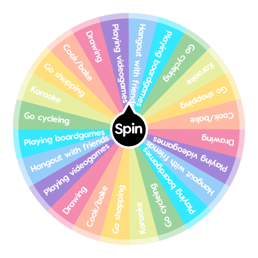 Things to do when bored:) | Spin The Wheel - Random Picker