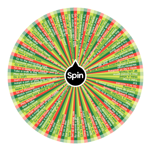 Things to do when your bored | Spin the Wheel - Random Picker