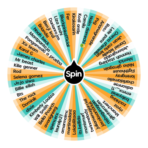 Tiktoker famous | Spin The Wheel - Random Picker